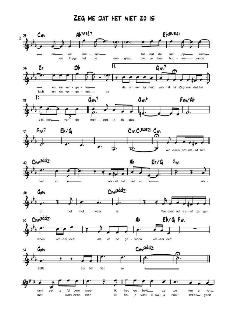 Frank Boeijen - Zeg Me Dat Het Niet Zo Is | PDF