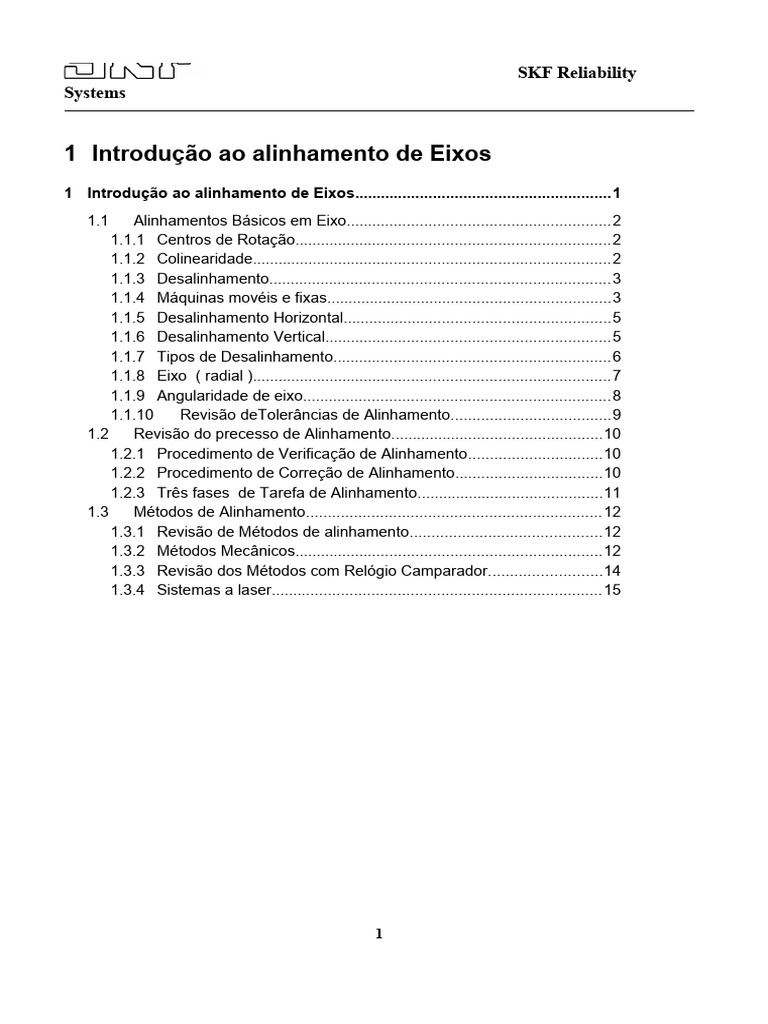 01-Introducao Ao Alinhamento de Eixos | PDF