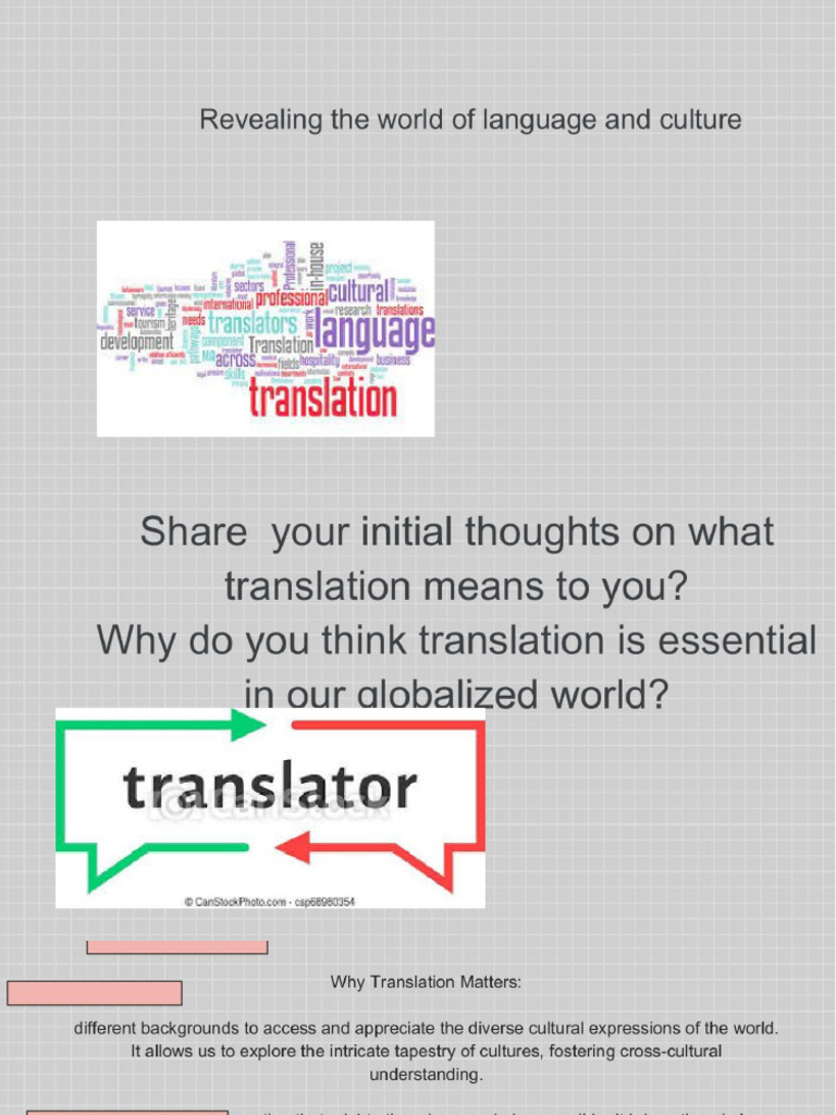 Why Translation Matters | PDF