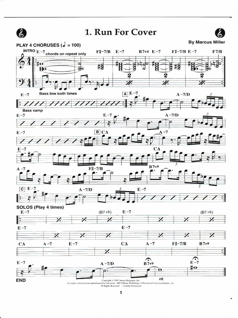 Run Fo Cover - David Sanborn | PDF