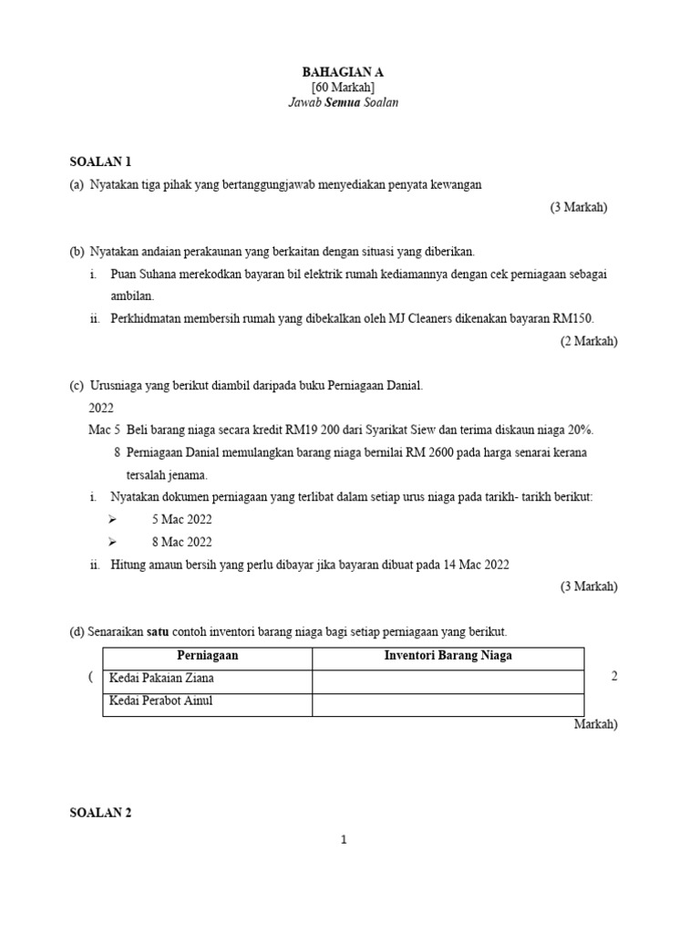Soalan Exam Pat T4 K2 2023 | PDF