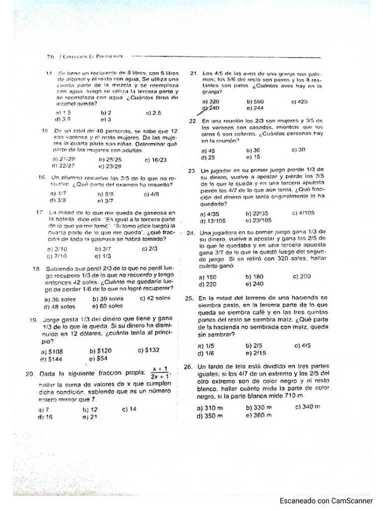 Ejercicios RM Con Claves | PDF
