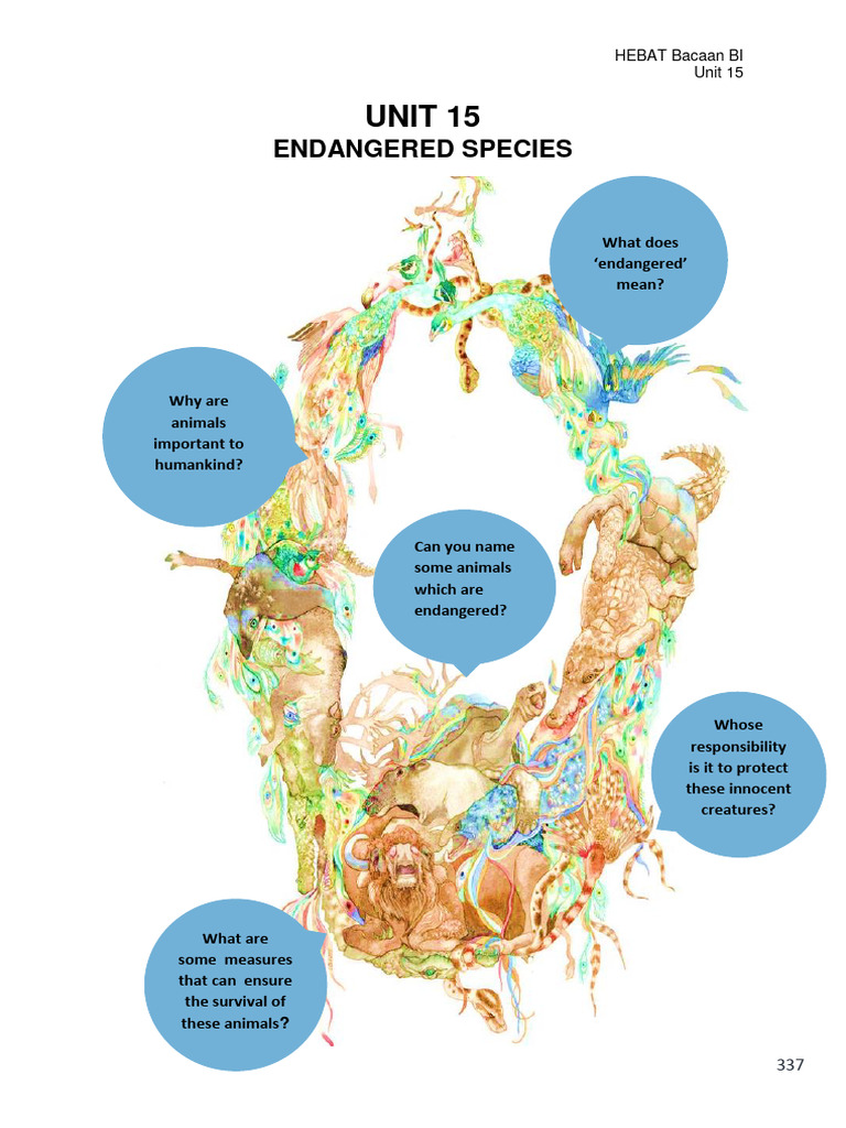 Unit 15 Endangered Species | PDF | Zoo | Natural Environment