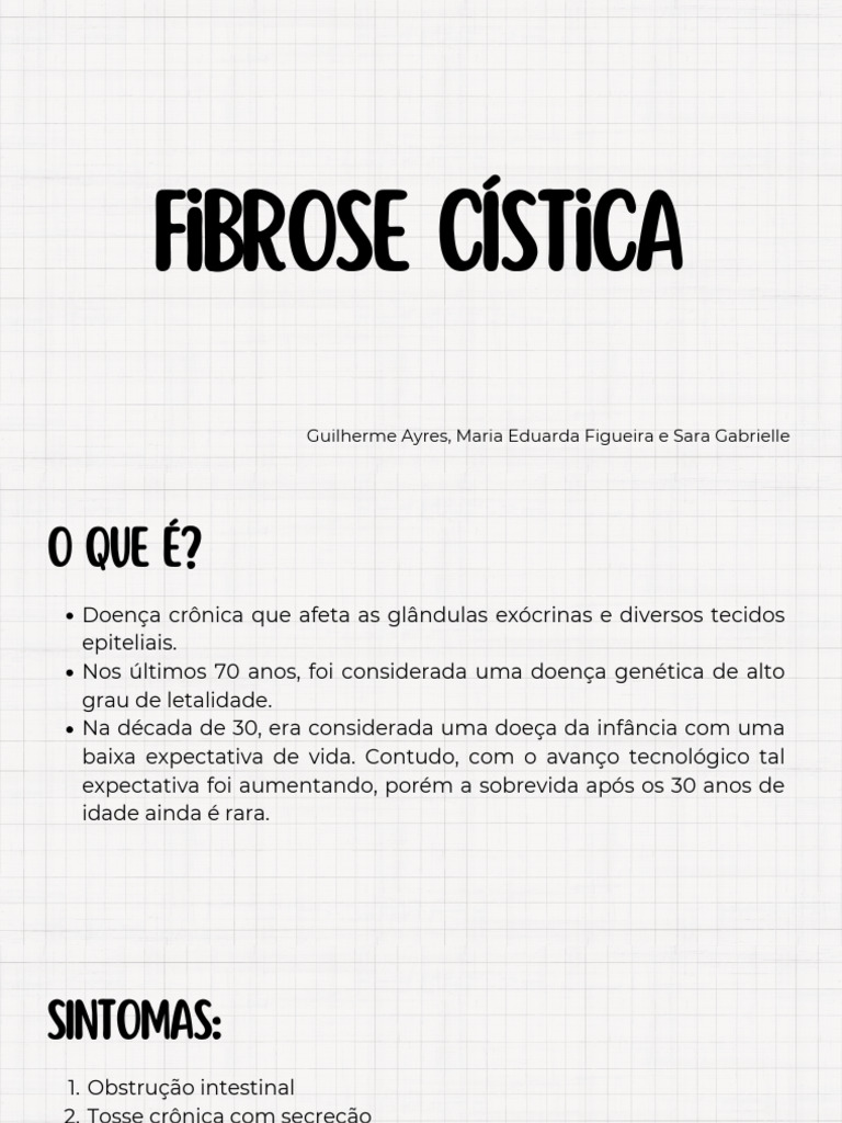 Fibrose Cística | PDF