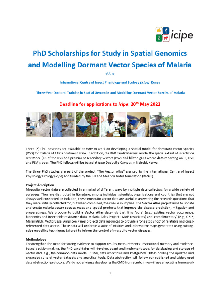 Malaria Atlas PHD Spatial Genomics | PDF | Databases | Malaria