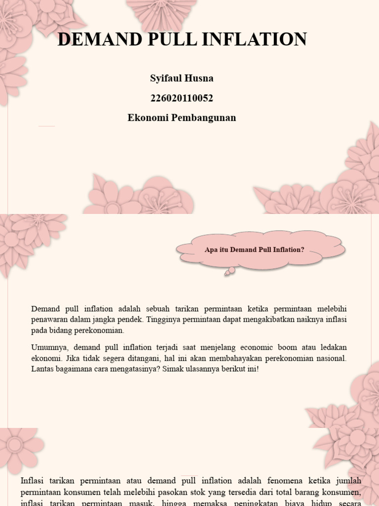 Demand Pull Inflation | PDF