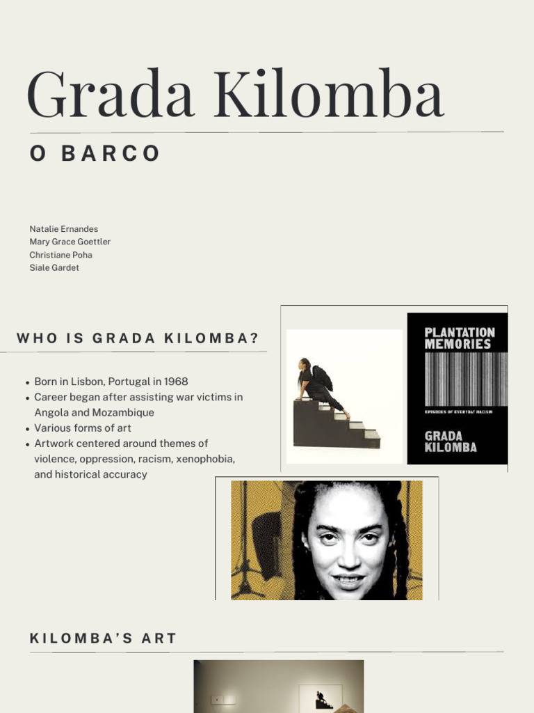 Grada Kilomba - O Barco | PDF