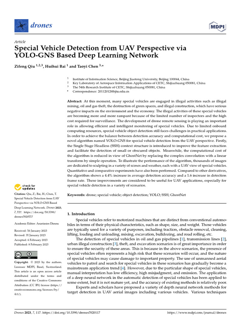 Drones 07 00117 v2 | PDF | Unmanned Aerial Vehicle