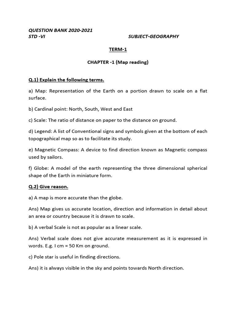STD 6 Geography QB | PDF | Agriculture | Green Revolution