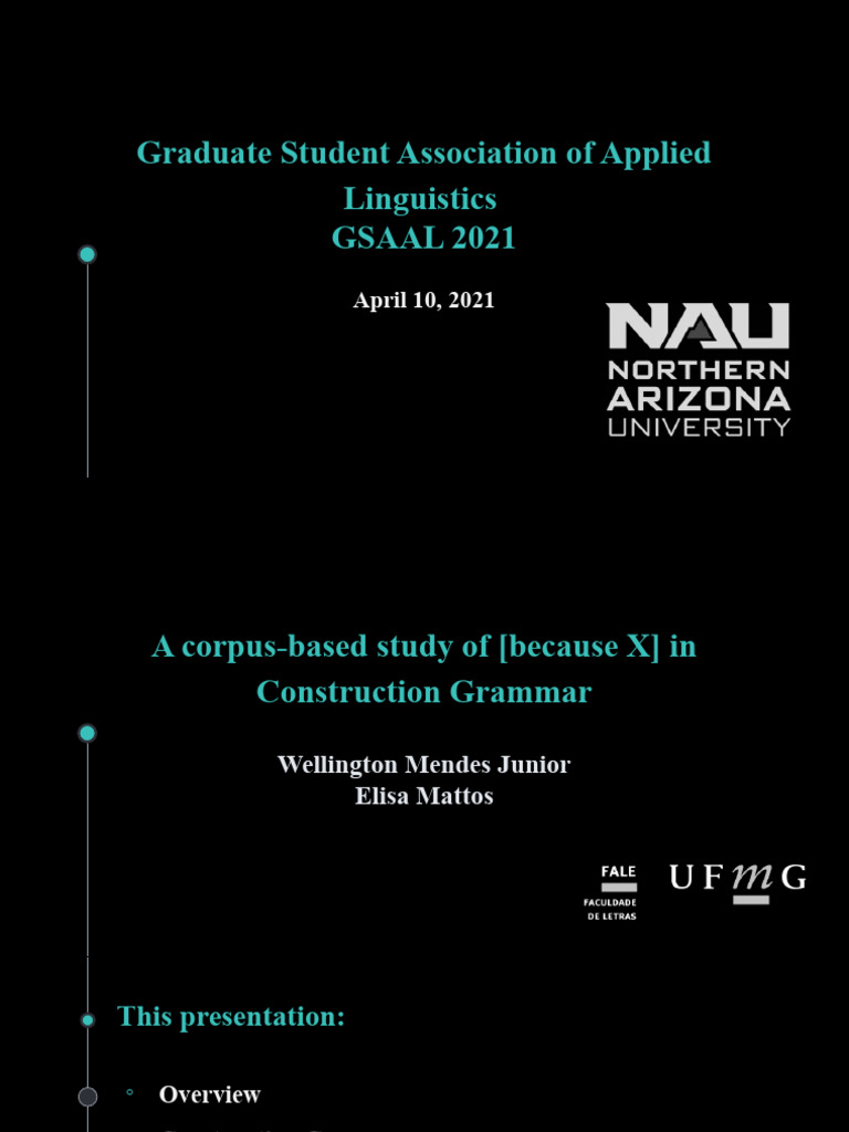 NAU GSAAL 2021 Conf 1 - Wellington Araujo Mendes Junior - Elisa Mattos ...