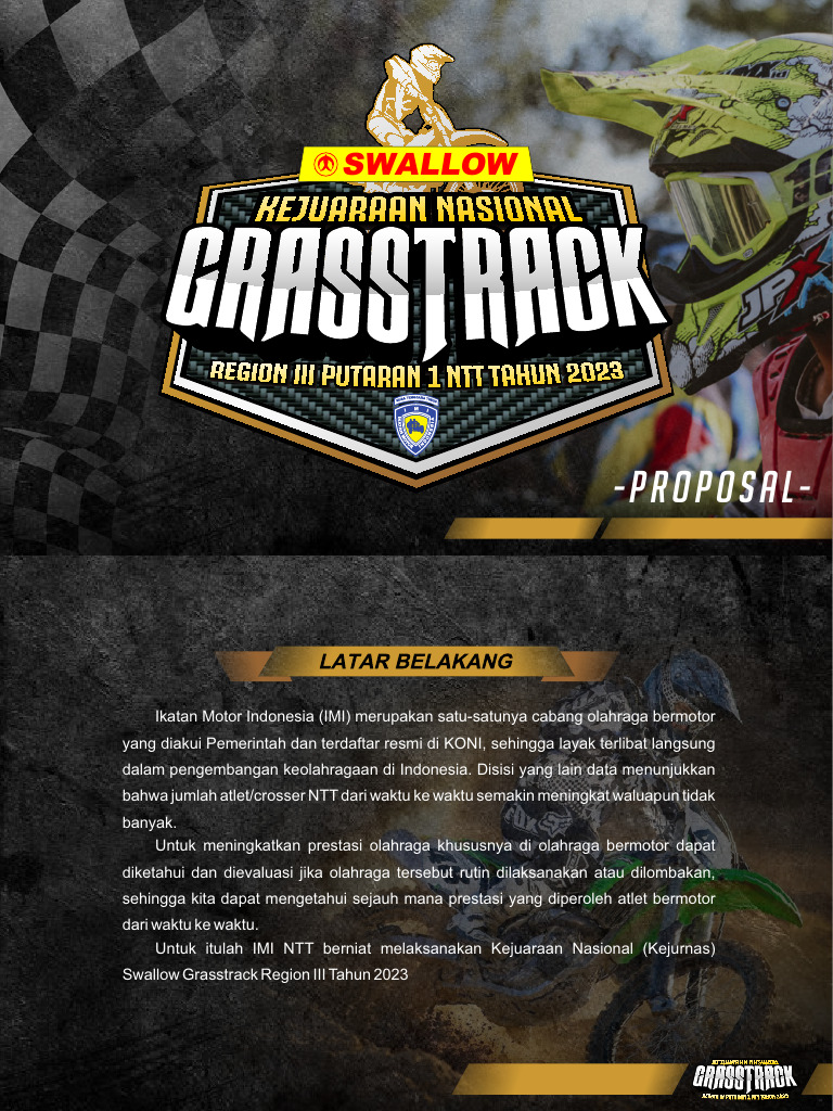 Proposal Grasstrack Finel Rev | PDF