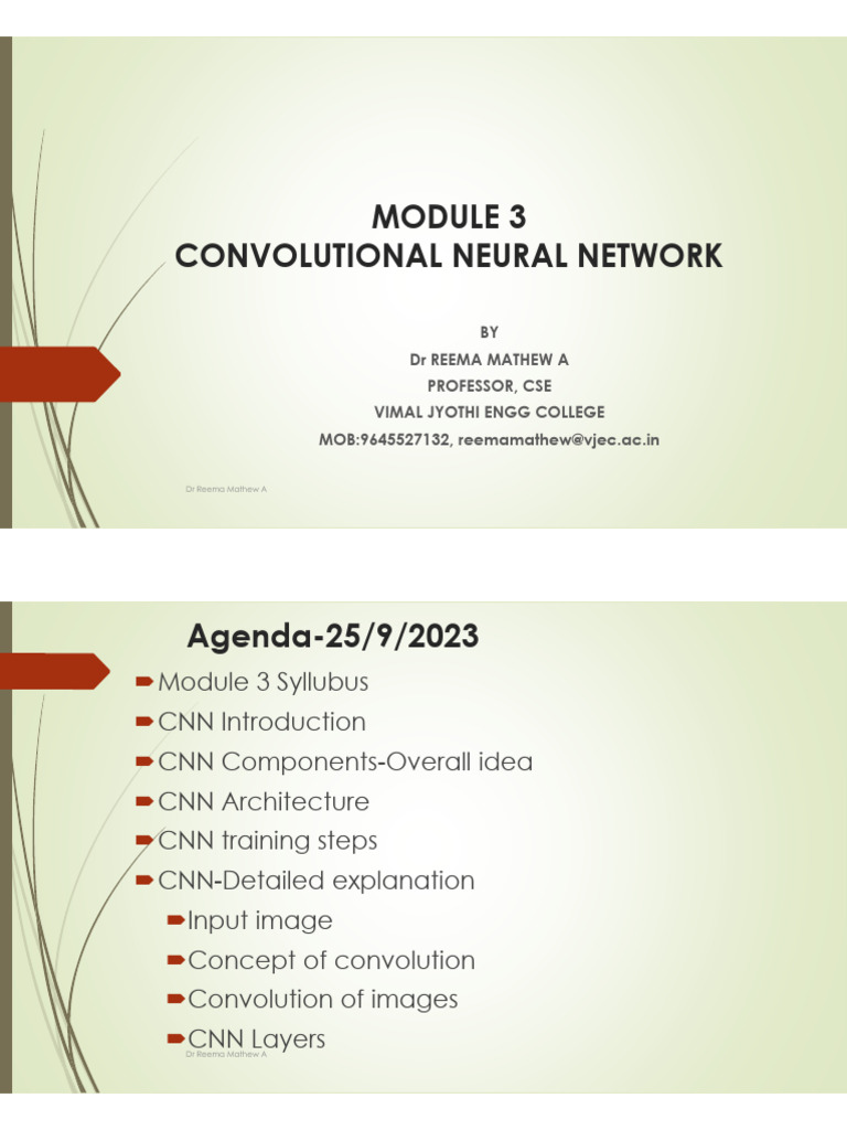 Module 3 CNN | PDF
