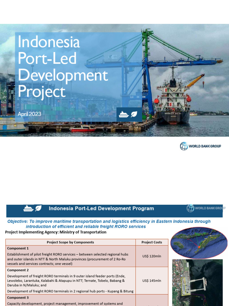 WB - NTT Meeting - Indonesia Port Led Development Project - April 2023 ...