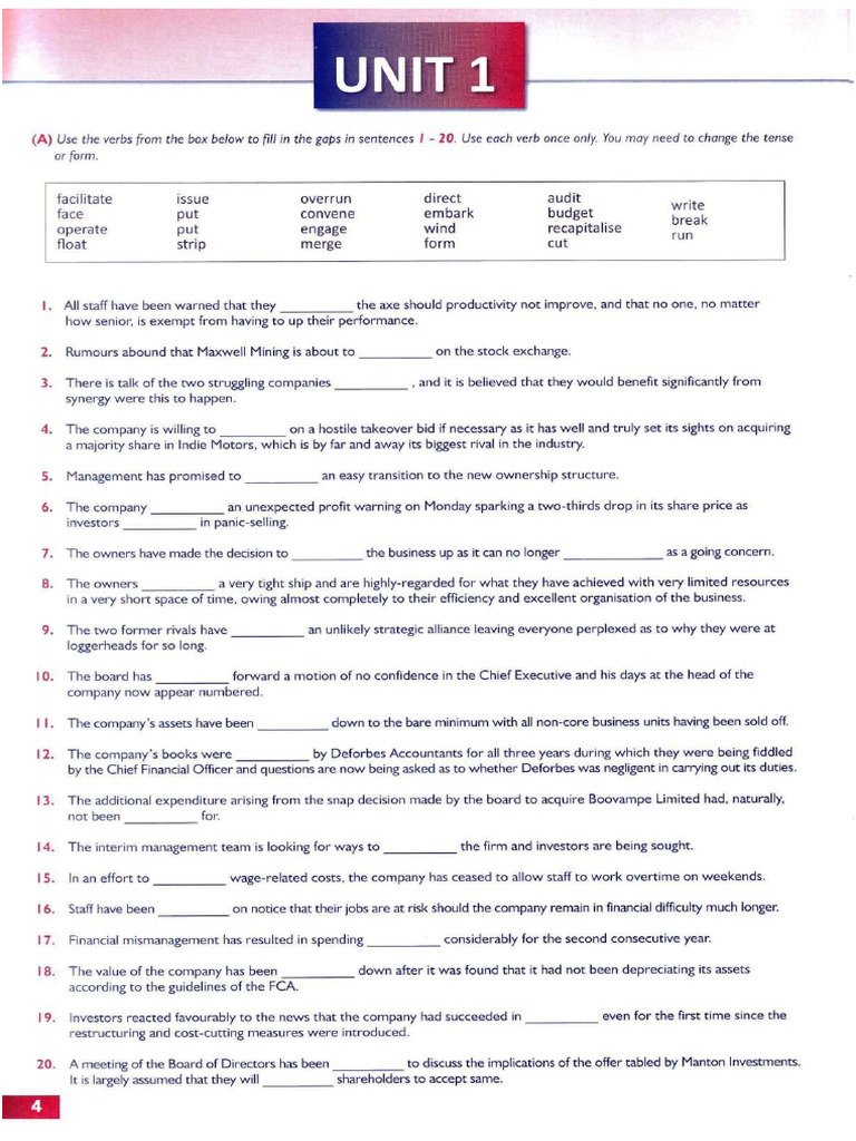 Unit 1 - Business World p3-6 | PDF