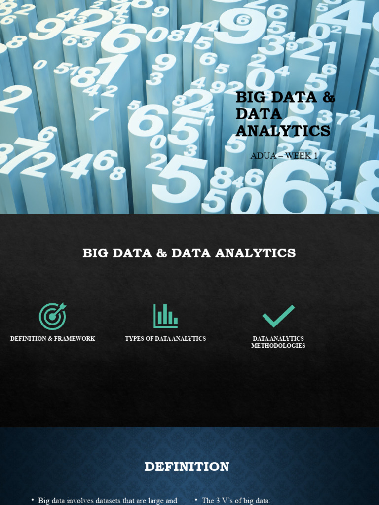 BIG DATA DATA ANALYTICS - Week 1 | PDF