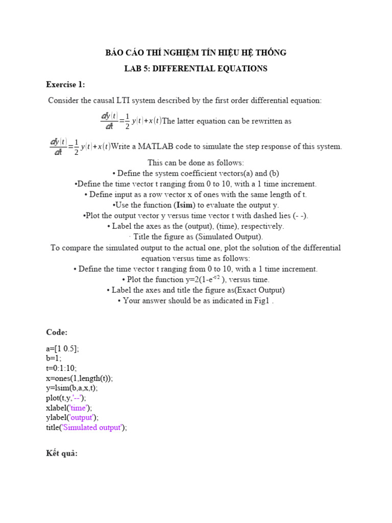 LTI System Simulation and Analysis | PDF | Discrete Fourier Transform | Fourier Series