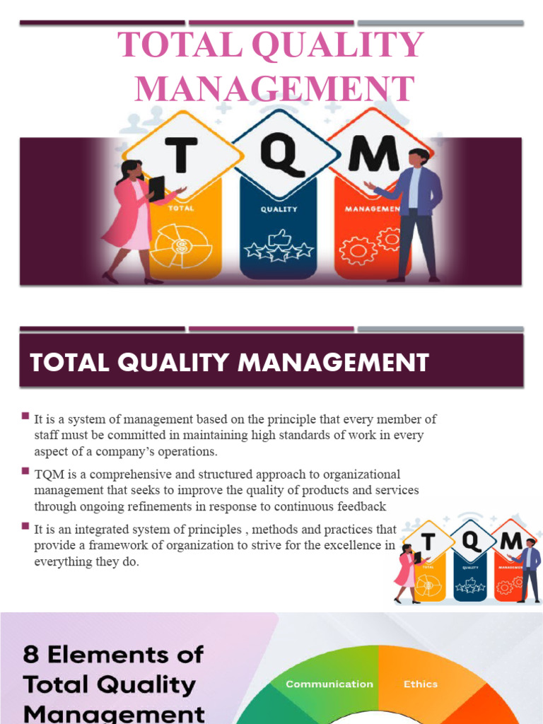 8 Elements of TQM | PDF | Integrity | Quality Management