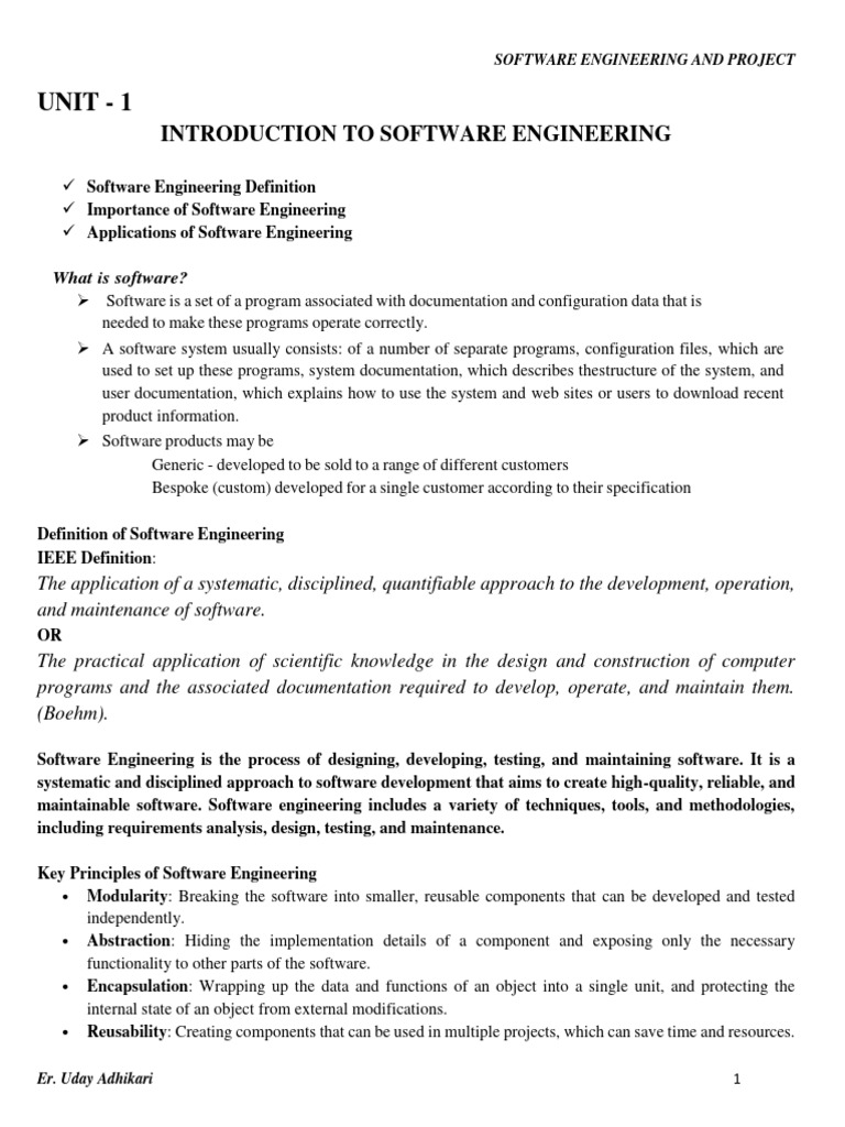 Software Engineering and Project | PDF | Project Management | Software ...