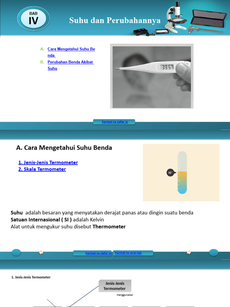 PP Bab 4.1 Suhu Benda | PDF