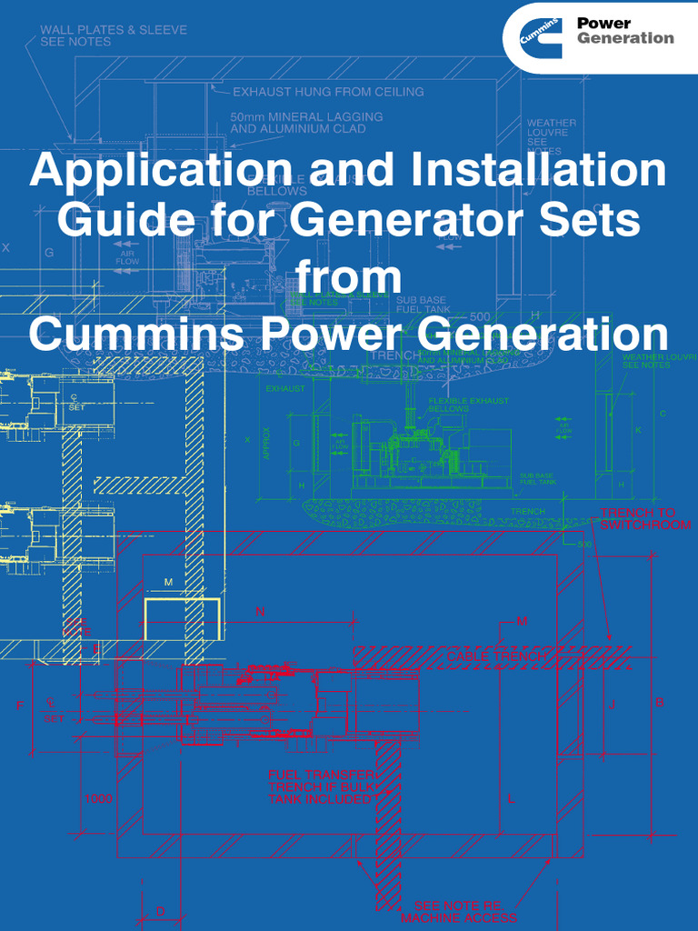 3.2 Installation For Generator Set | PDF | Horsepower | Electrical Wiring