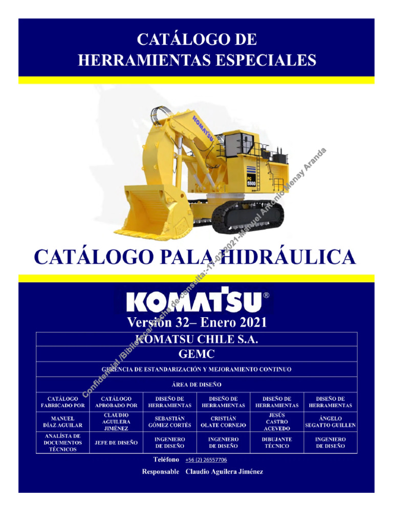 2021 Catálogo HE Pala Hidráulica | PDF