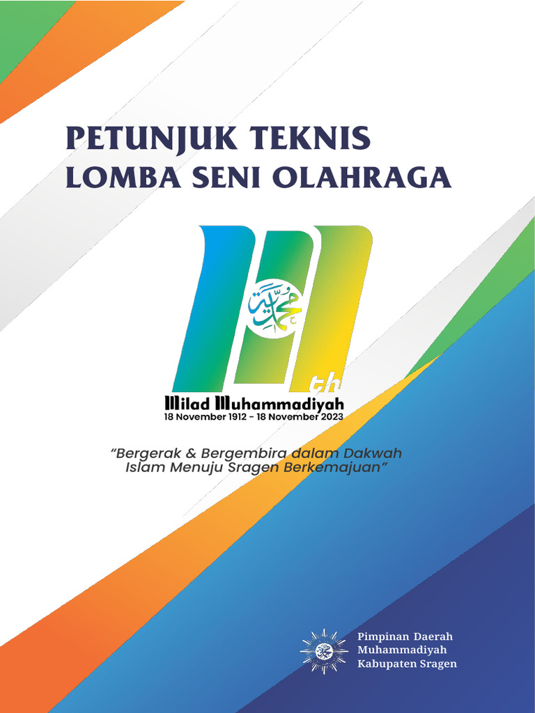 Juknis - Lomba Seni Olahraga - Milad - 2023 | PDF