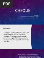 Sample Cheque Leaf | PDF