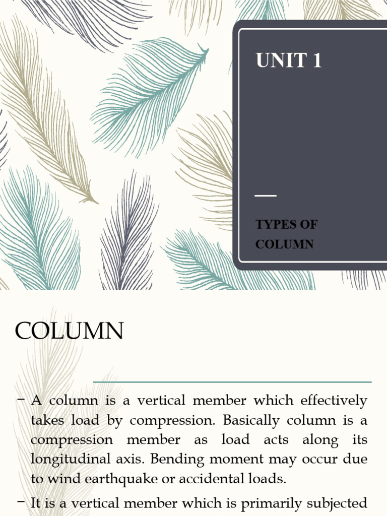Types of Column | PDF
