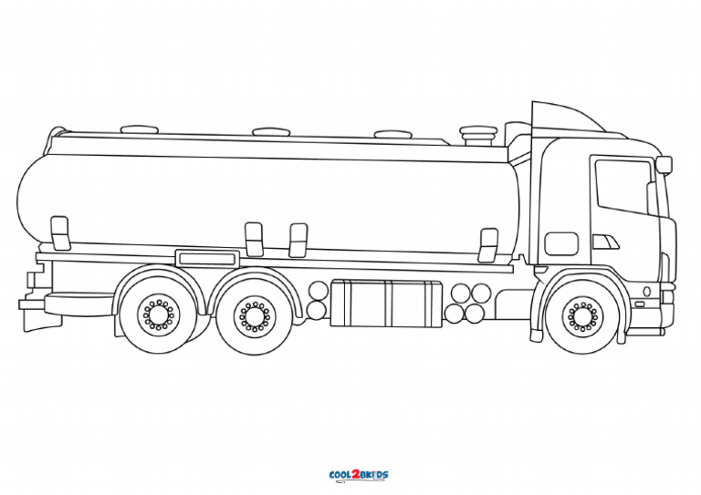Tanker-Truck-Coloring-Page | PDF