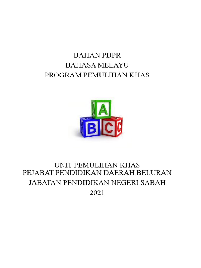 Modul PdPR Pemulihan Khas | PDF