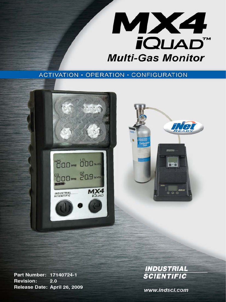 Ventis MX4 Operation and Calibration Guide | PDF | Rechargeable Battery ...