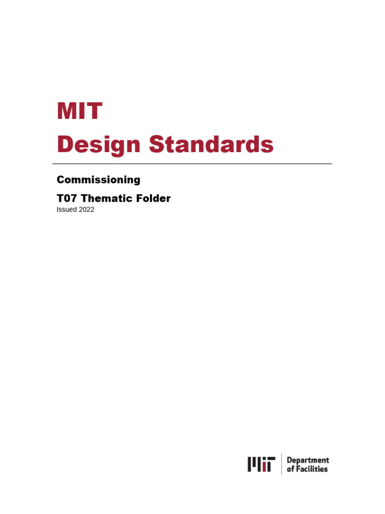 T07 - Commissioning 2022 | PDF