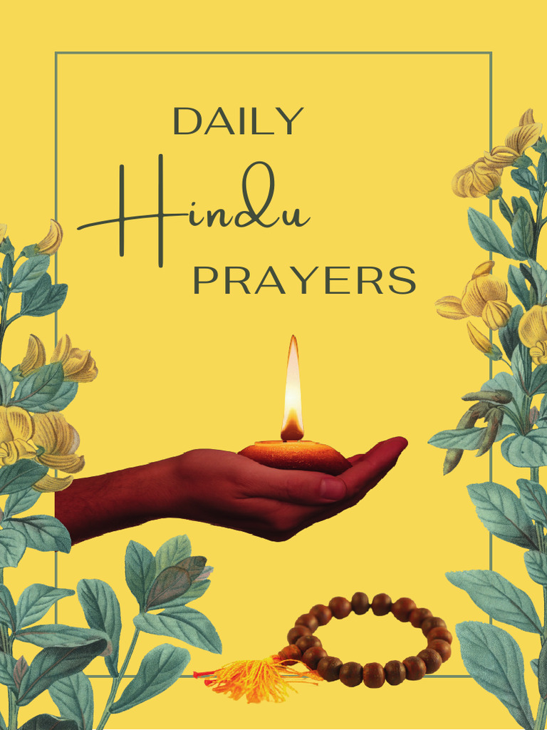 Daily Hindu Prayers and Mantras PDF | PDF | Mantra | Prayer