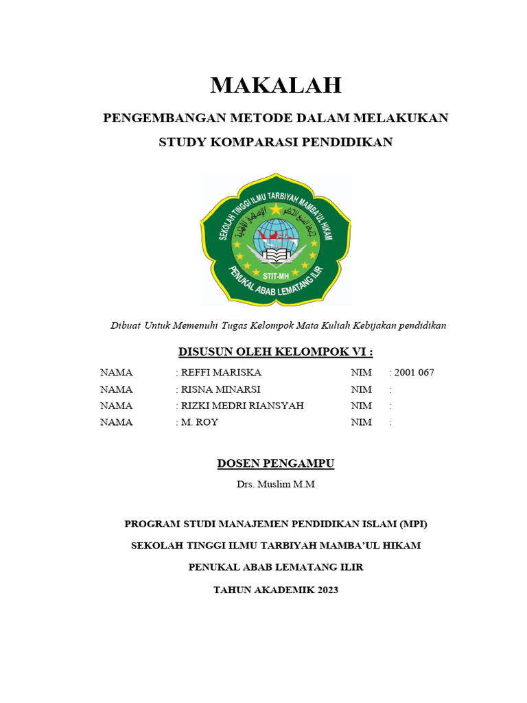 MAKALAH Reffi | PDF | Karier & Perkembangan | Ilmu Sosial