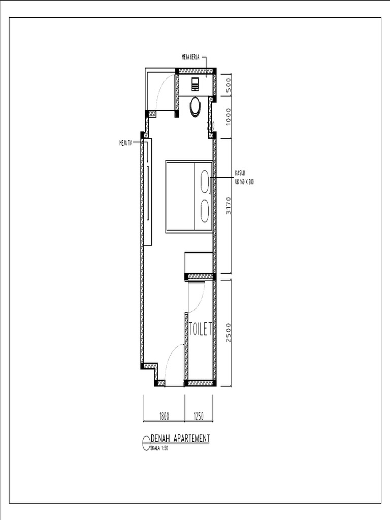 Layout Denah Apartement | PDF