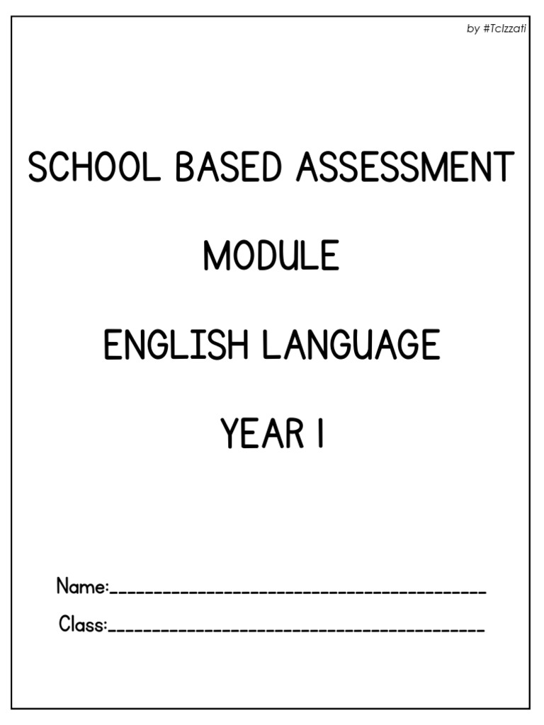 Module Sba Year 1 | PDF