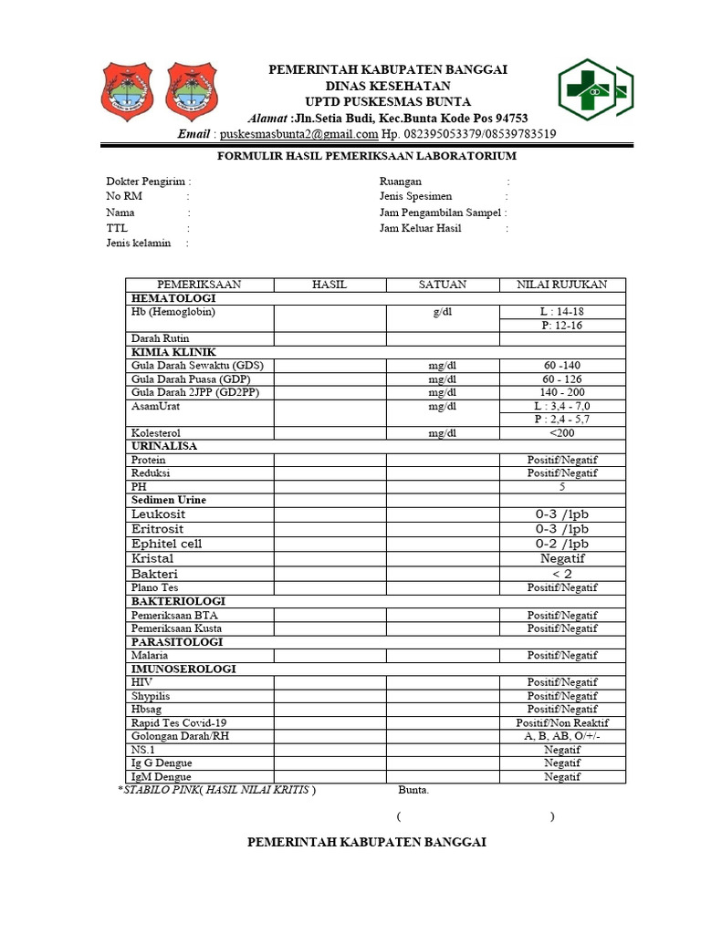 Bukti Formulir Lab Formulir | PDF