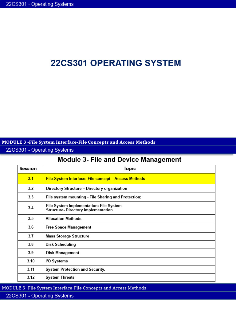 3.1. File System Interface-File Concepts, Access Methods | PDF | File ... 3.1. File System Interface-File Concepts, Access Methods | PDF | File ...