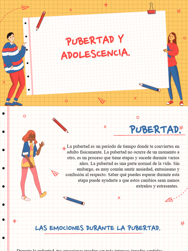 Adolescencia y Pubertad PPT by Mónica BC. | PDF | Adolescencia ...