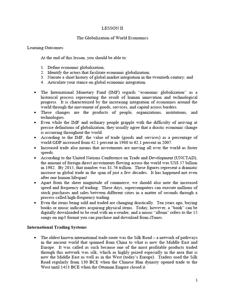 Lesson Ii | PDF
