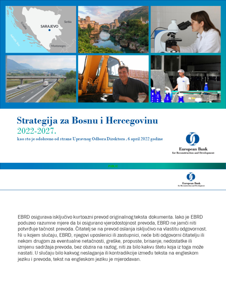BIH Country Strategy - Final - Translated | PDF
