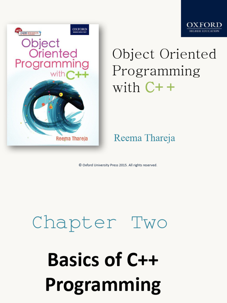 Chapter 2 | PDF | Variable (Computer Science) | C++