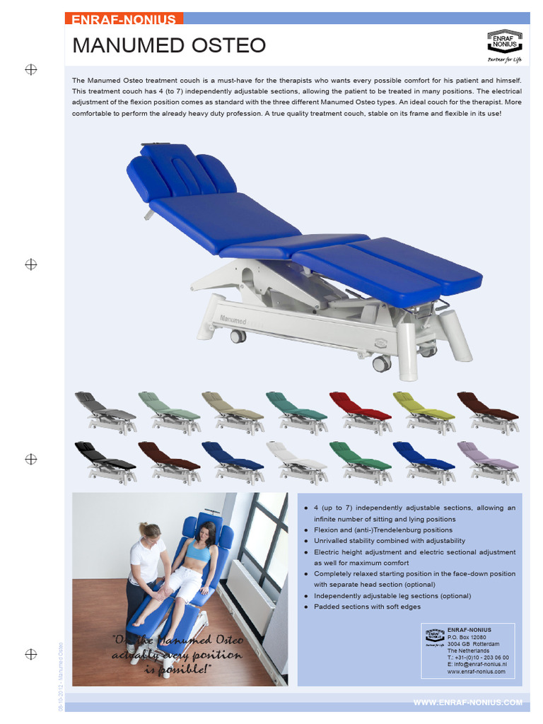 Enraf-Nonius Manumed Osteo en | PDF | Manufactured Goods