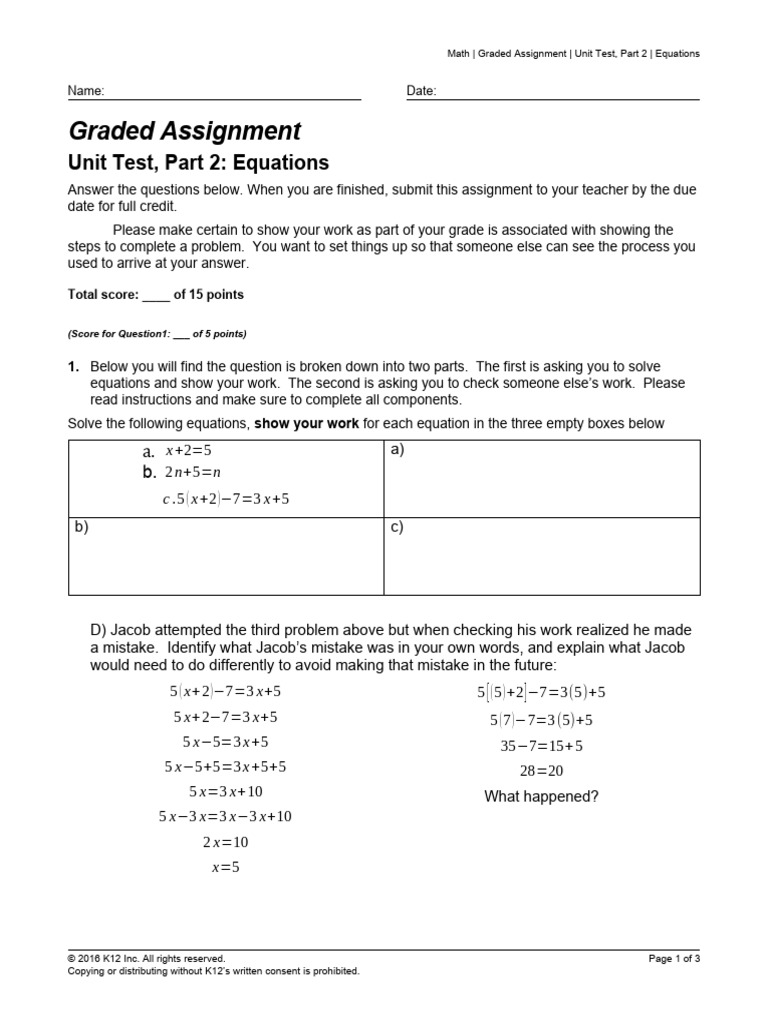 Fall Sem Unit 2 TGA Modified Word | PDF
