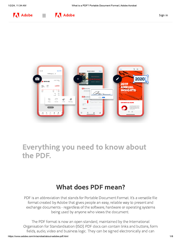 What Is A PDF - Portable Document Format - Adobe Acrobat | PDF ...