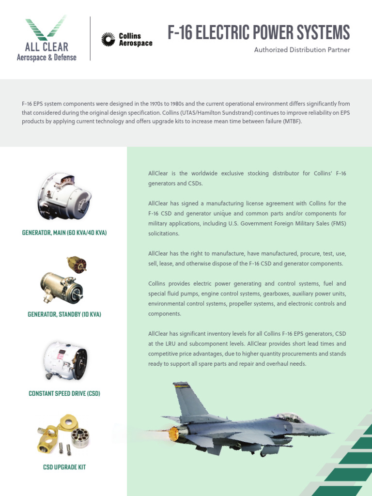 ACAD OEM Collins F16 EPS | PDF