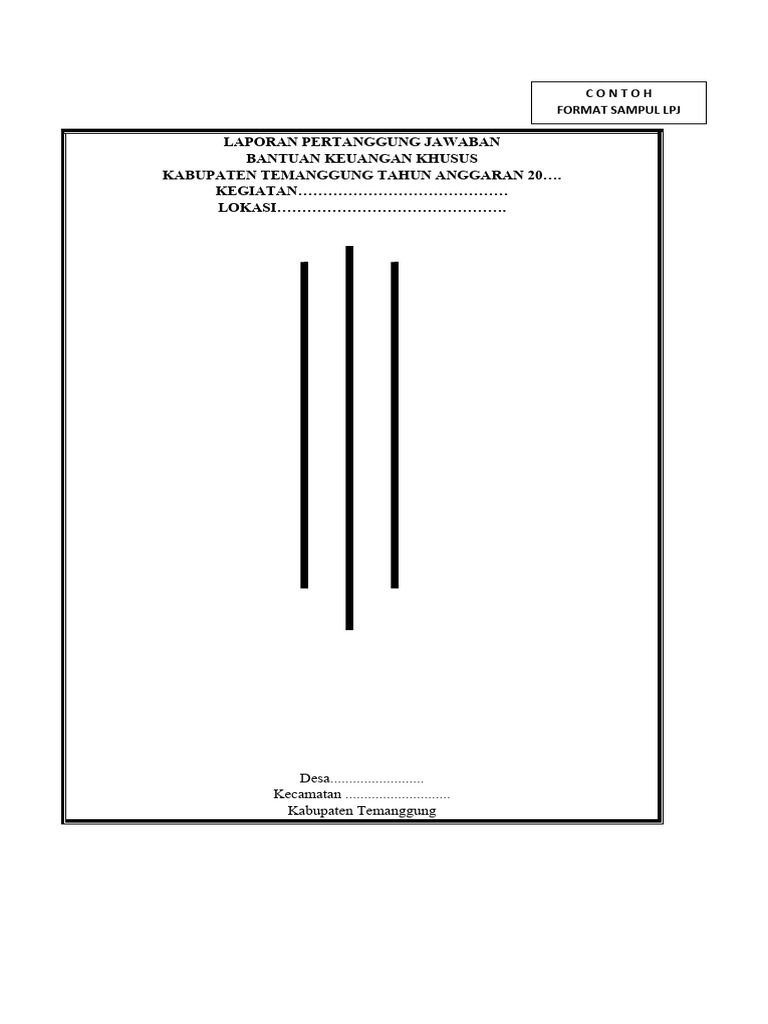 Format LPJ Bankeu | PDF