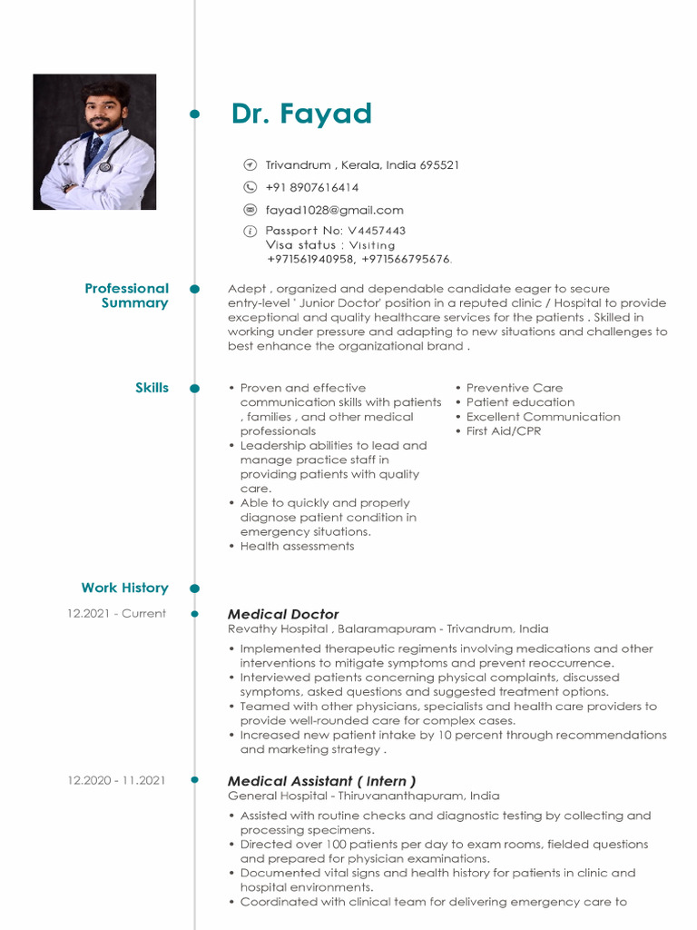 Resume - DR - Fayad | PDF