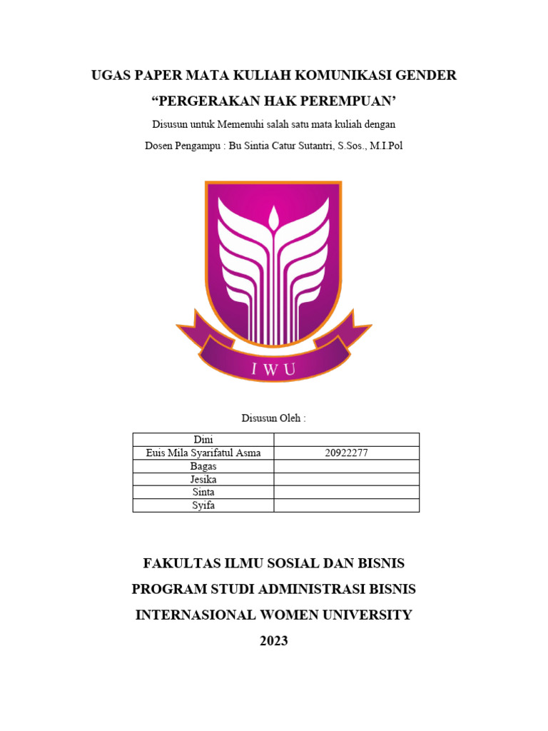 Komunikasi Gender | PDF Komunikasi Gender | PDF