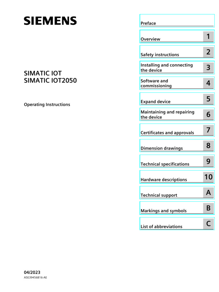 Iot2050 Operating Instructions en en-US | PDF | Rechargeable Battery ...